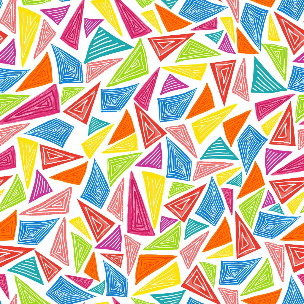 Painted Triangles | Dana Neal Designs – Oklahoma City Graphic Designer